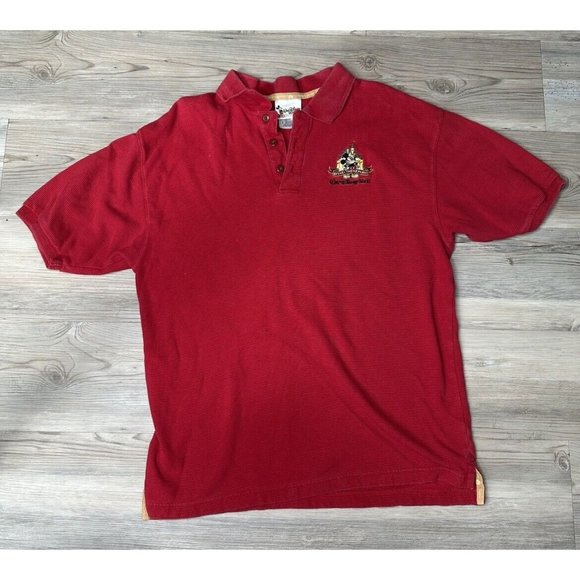 Walt Disney | Shirts | Vintage Disney Mickey Mouse Mens Theme Park Polo ...